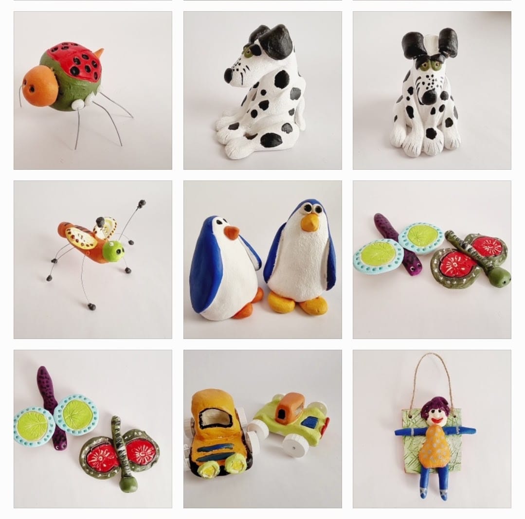 Online Course, Fun Clay Art for Kids - Wilma J Design