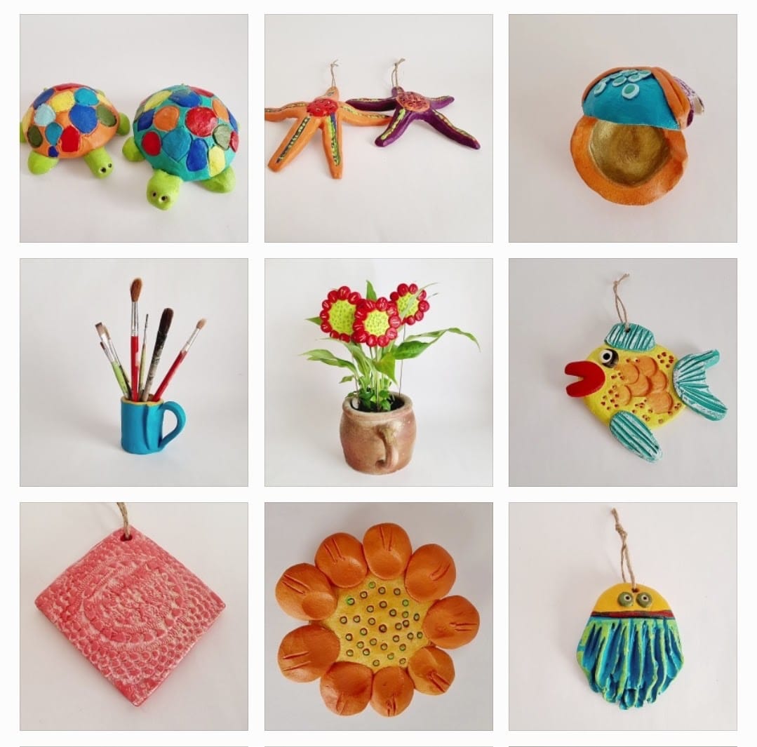 Online Course, Fun Clay Art for Kids - Wilma J Design